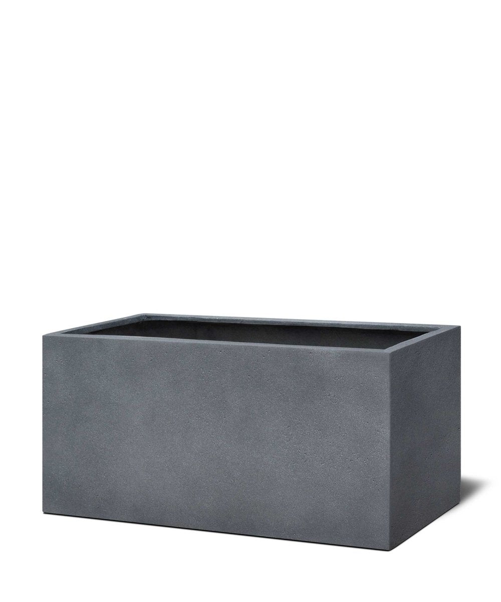 Pflanzkübel ESCHBACH Box | Loft Collection | Lead Grey
