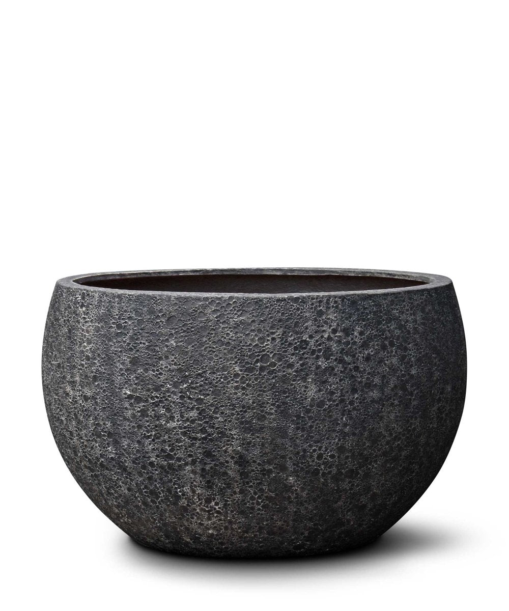 Pflanzkübel ESCHBACH Grand Bowl | Lava Collection | Volcanic Black